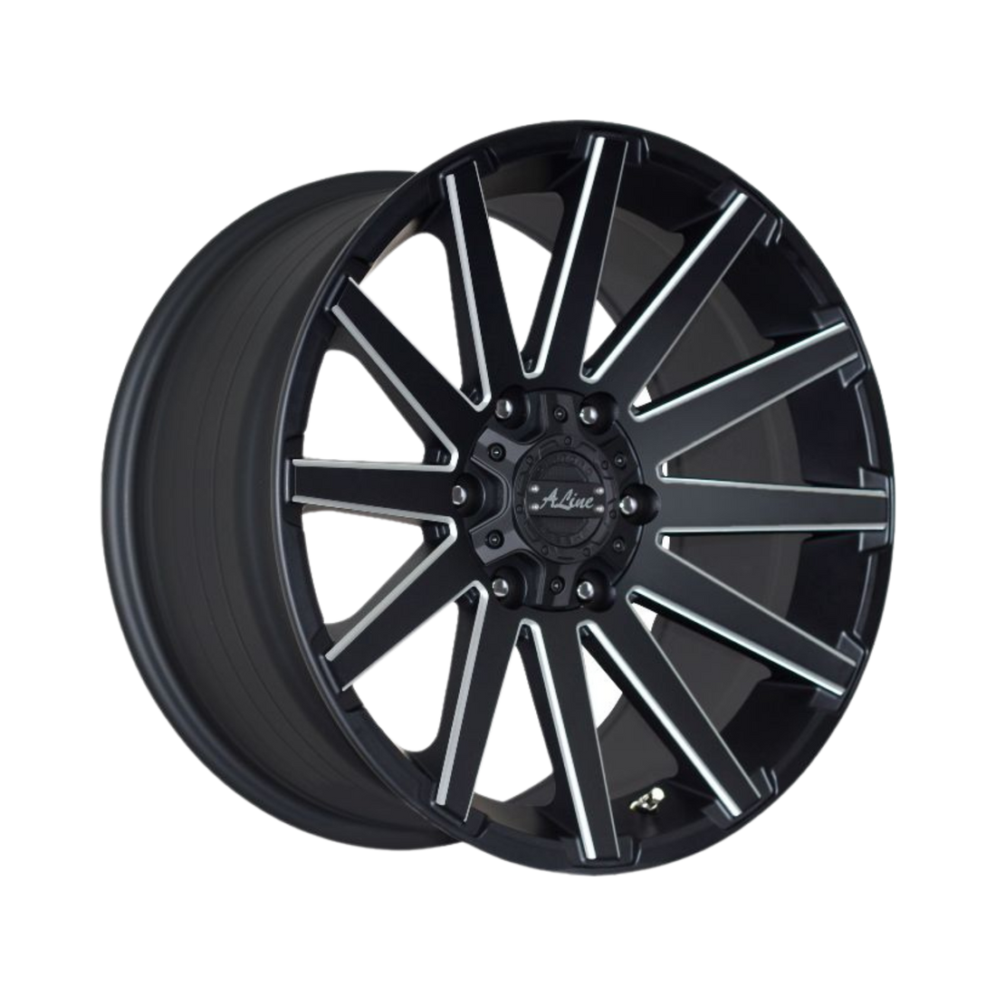 ALINE OUTBACK 4X4 - DARE SATIN BLK MILLED – GP Tyres & Mags