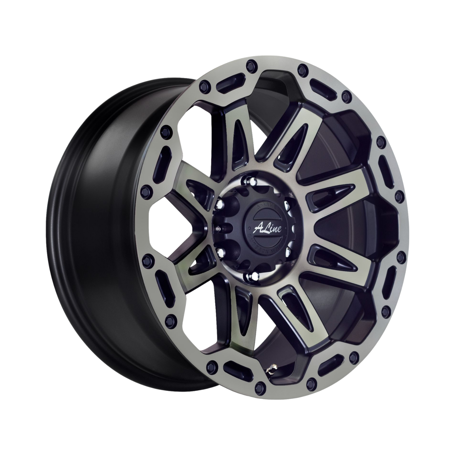 ALINE OUTBACK 4X4 - DUKE SATIN BLK TINTED – GP Tyres & Mags