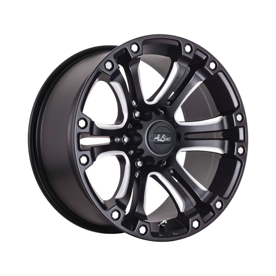 ALINE OUTBACK 4X4 - GRANITE SATIN BLK MILLED – GP Tyres & Mags