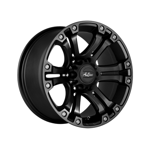 ALINE OUTBACK 4X4 - GRANITE SATIN BLK – GP Tyres & Mags
