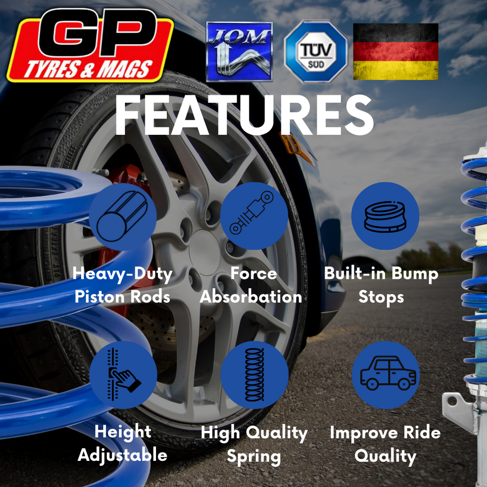 Ford Focus MK3 ST JOM Coilover Kit – GP Tyres & Mags