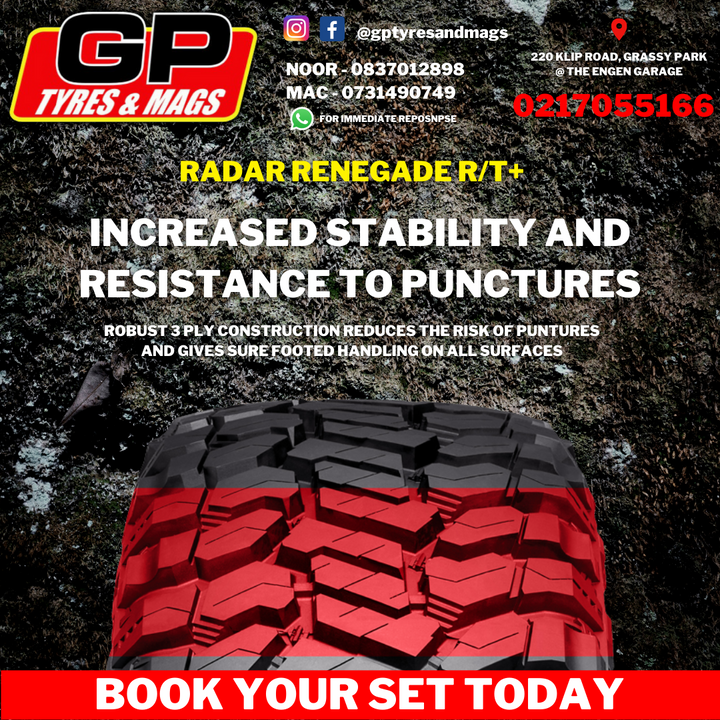 Radar Renegade Collection – GP Tyres & Mags