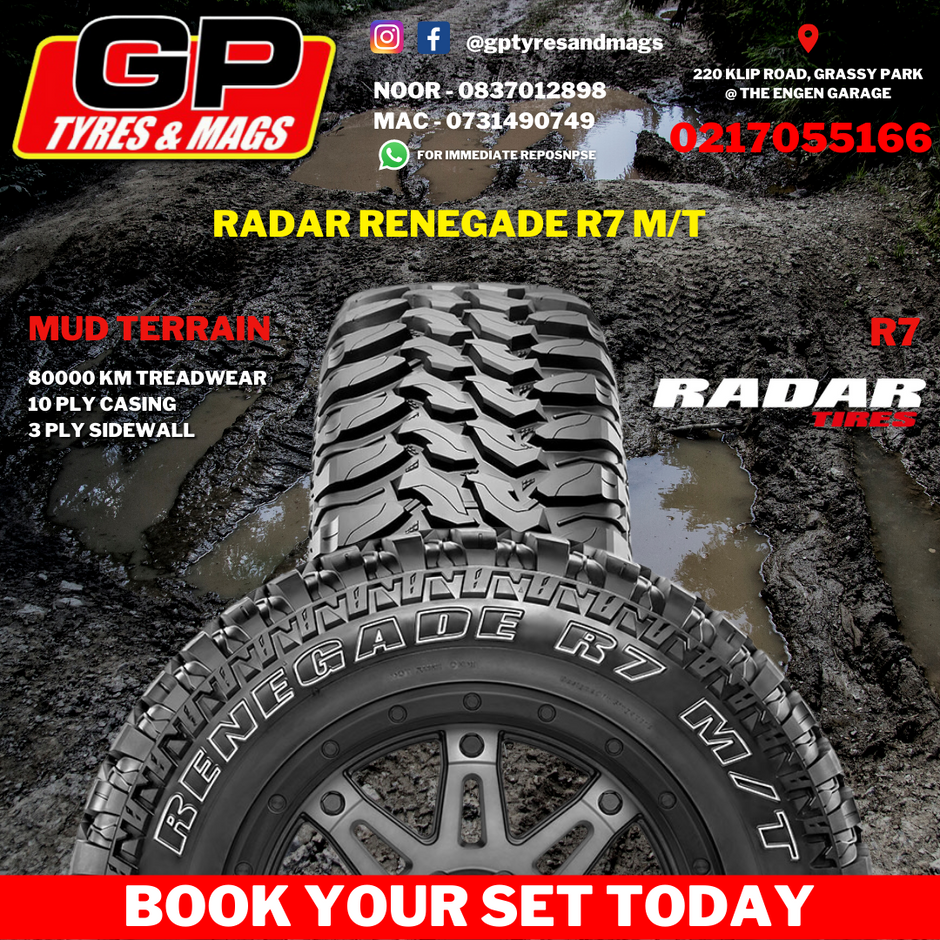 4X4 Tyres – GP Tyres & Mags
